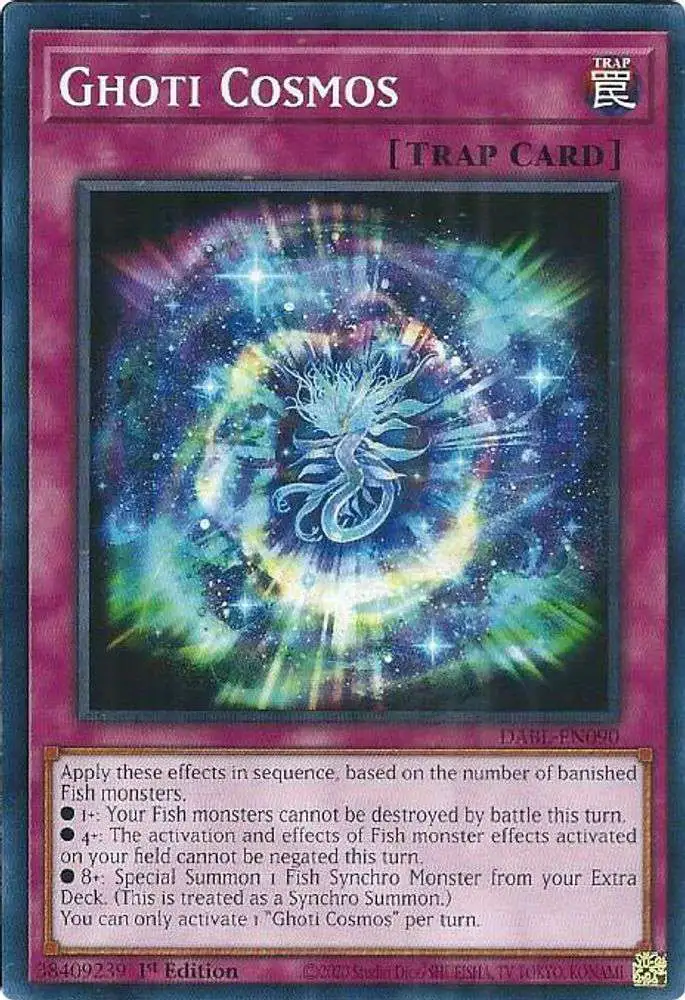 YuGiOh Darkwing Blast Single Card Common Ghoti Cosmos DABL-EN090 - ToyWiz