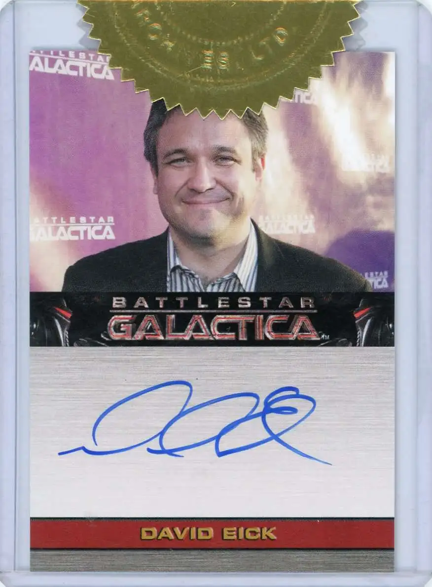 Battlestar Galactica Season 4 David Eick Autographed Single Card ...
