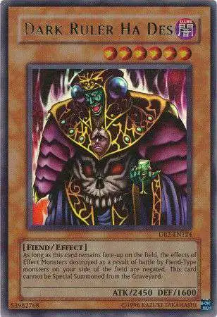 YuGiOh Dark Beginning 2 Single Card Ultra Rare Dark Ruler Ha Des DB2-EN124 - ToyWiz
