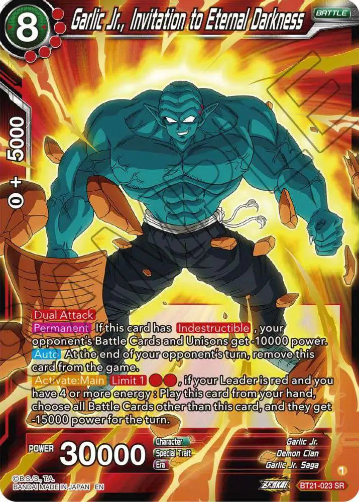 Dragon Ball Super Trading Card Game Wild Resurgence Single Card Super Rare Garlic Jr ...