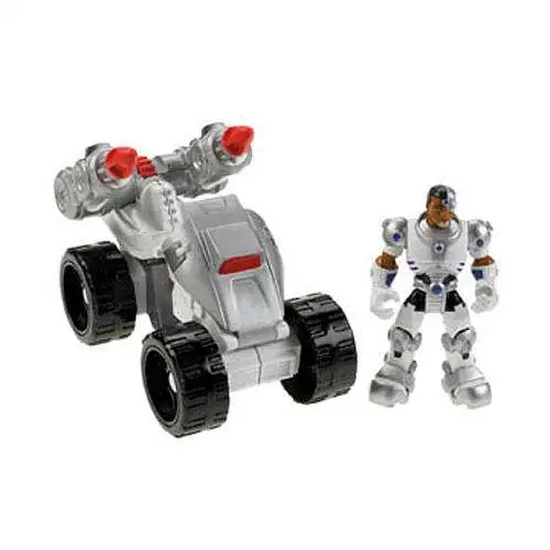 Fisher Price DC DC Super Friends Hero World Cyborg ATV Action Figure ...