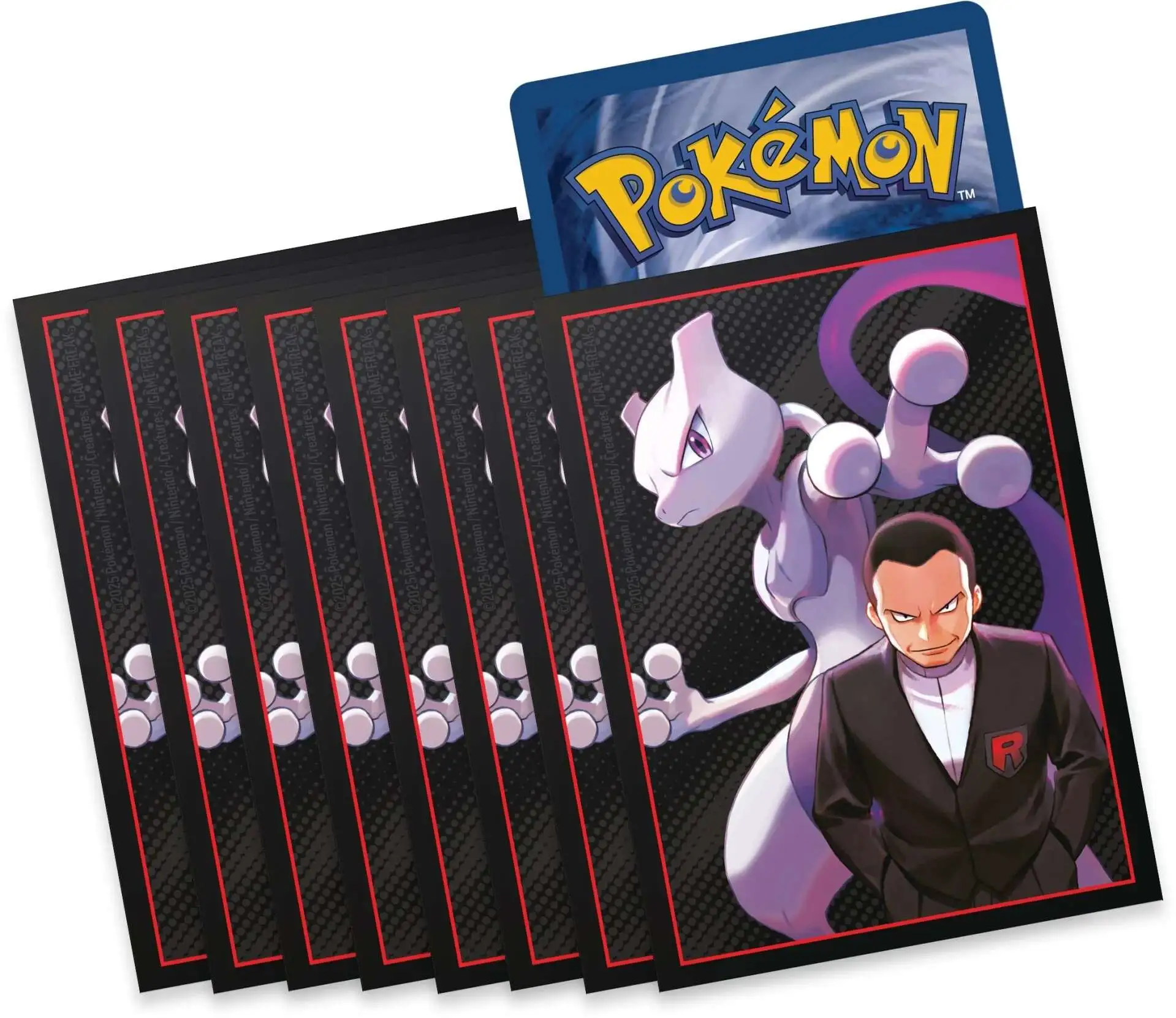 Pokemon Scarlet Violet Destined Rivals Giovanni Mewtwo Card Sleeves 65 ...