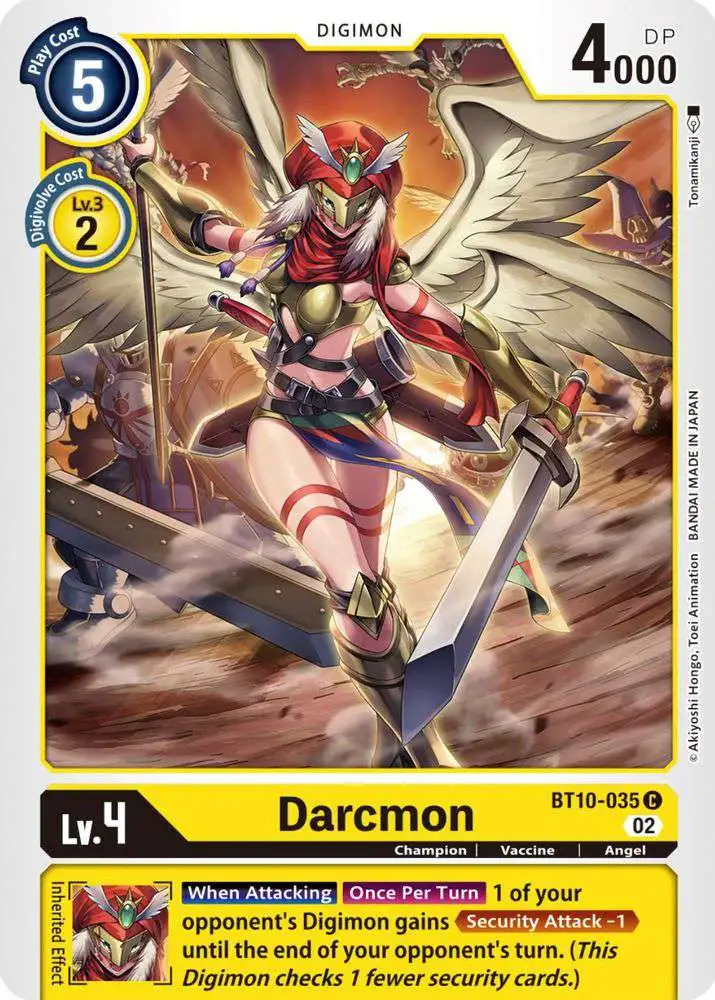 Digimon Xros Encounter Single Card Common Darcmon BT10-035 - ToyWiz