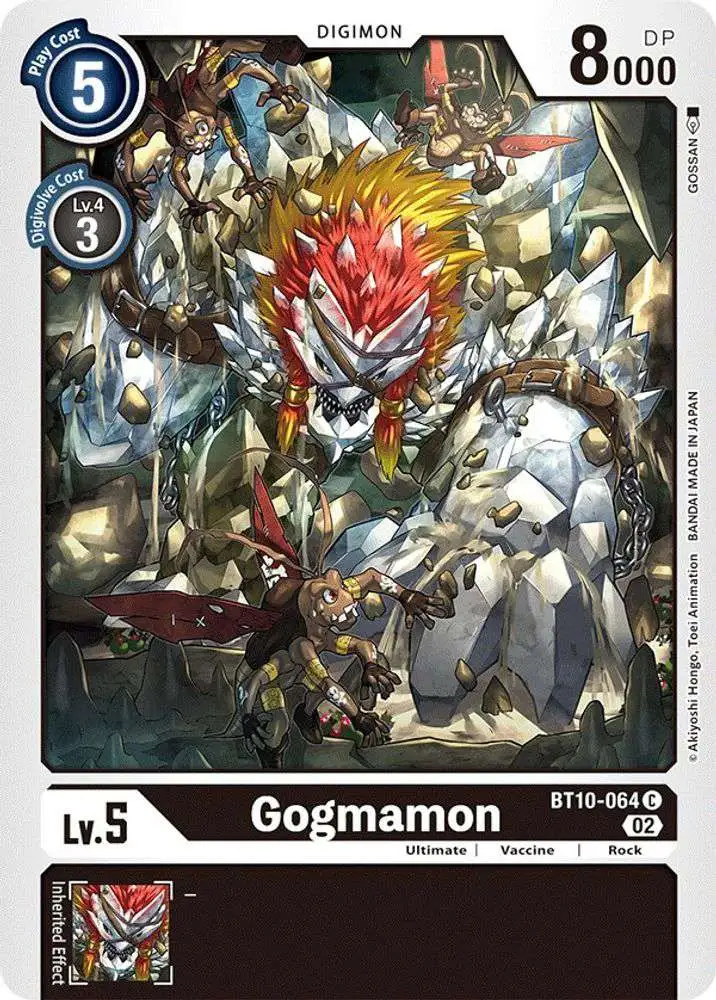 Digimon Xros Encounter Single Card Common Gogmamon BT10-064 - ToyWiz