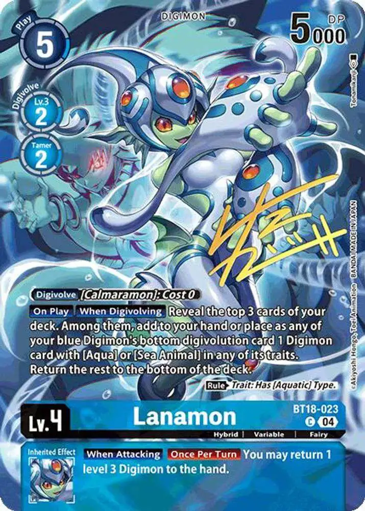 Digimon Trading Card Game World Convergence Single Card Common Lanamon ...