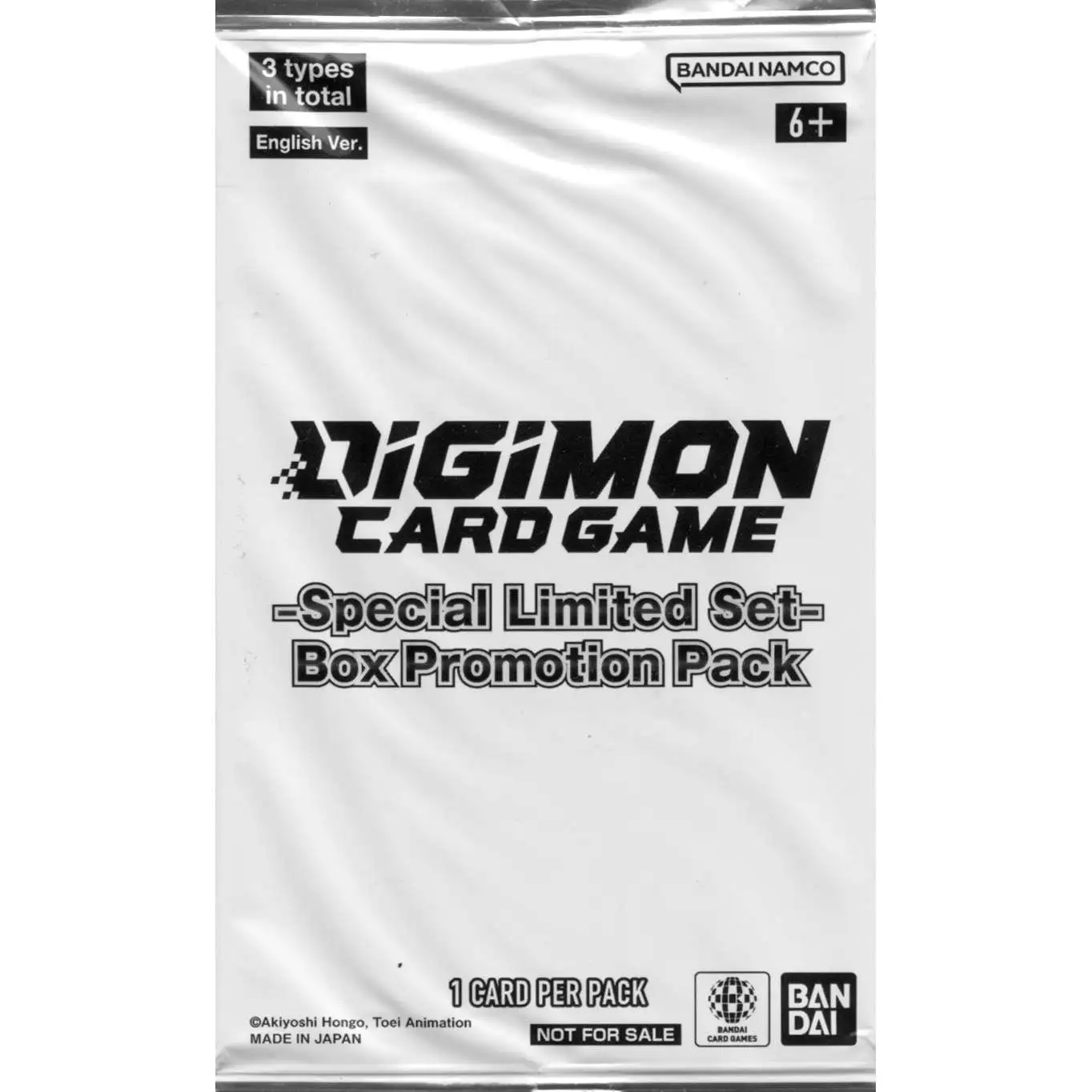 Digimon Trading Card Game Special Limited Set Box Promotion Pack 1 Card ...
