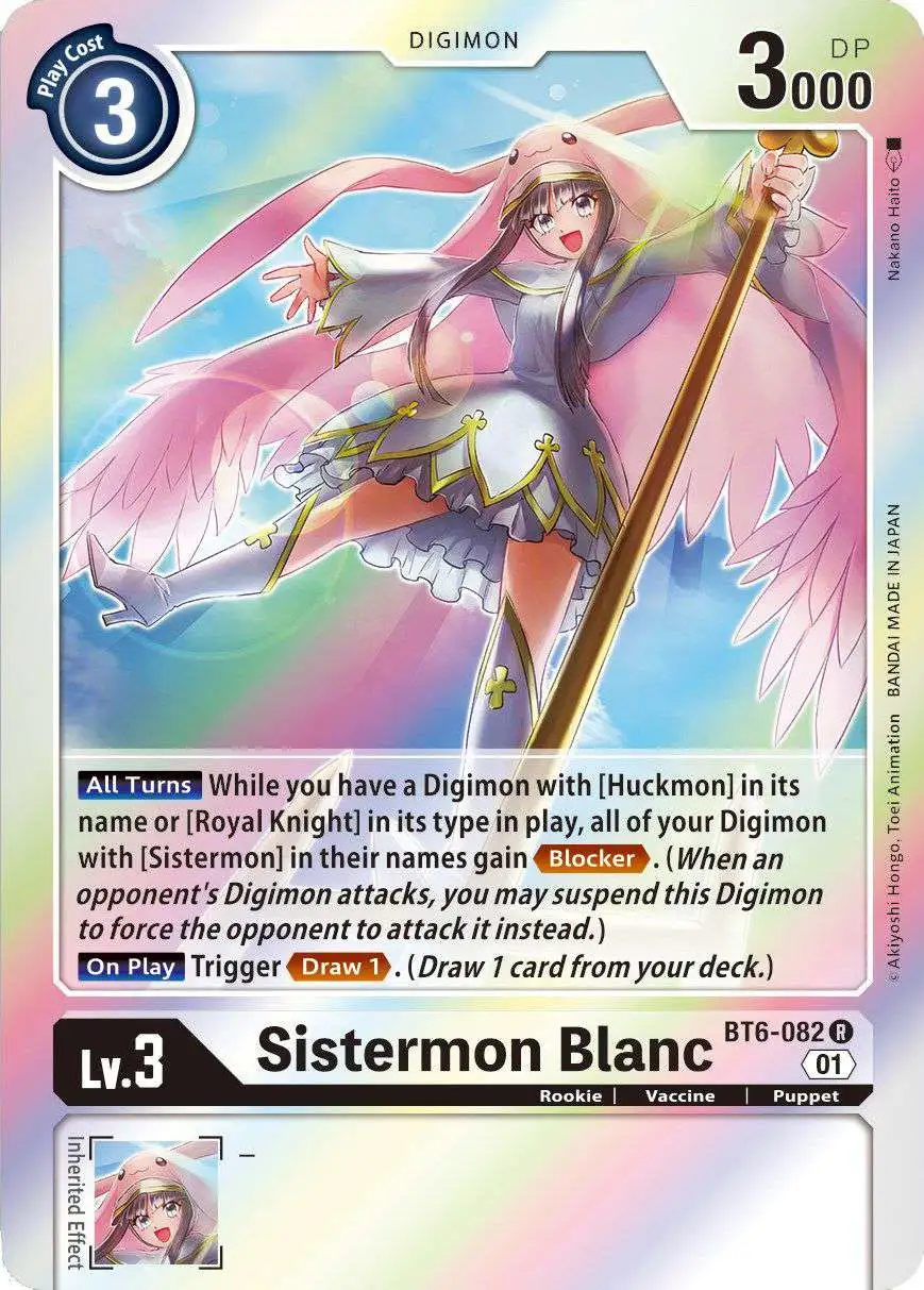 Digimon Trading Card Game Double Diamond Single Card Rare Sistermon ...