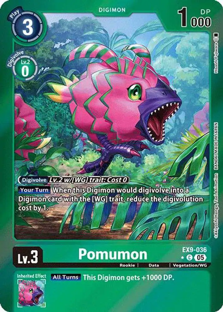Digimon Trading Card Game Versus Monsters Single Card Common Pomumon ...