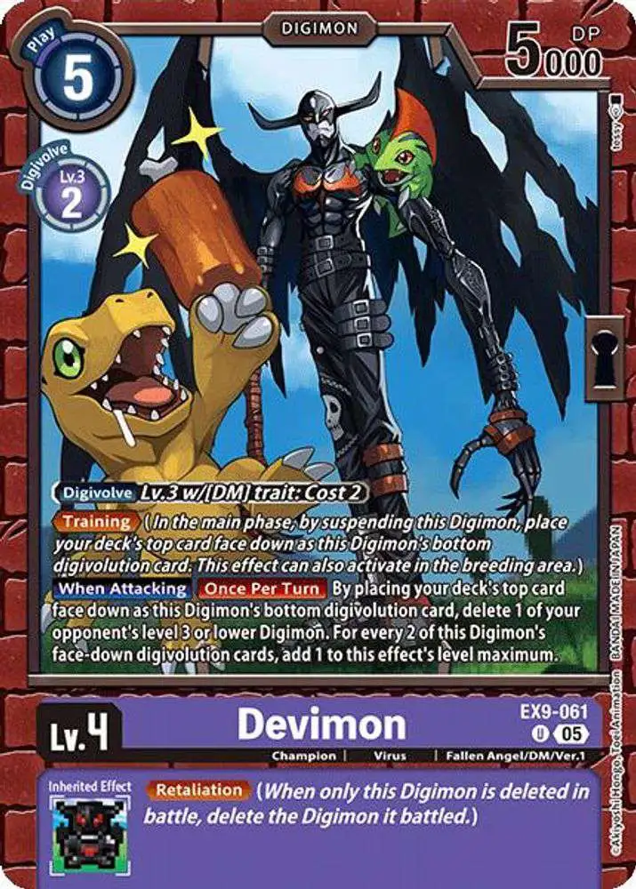 Digimon Trading Card Game Versus Monsters Single Card Uncommon Devimon ...