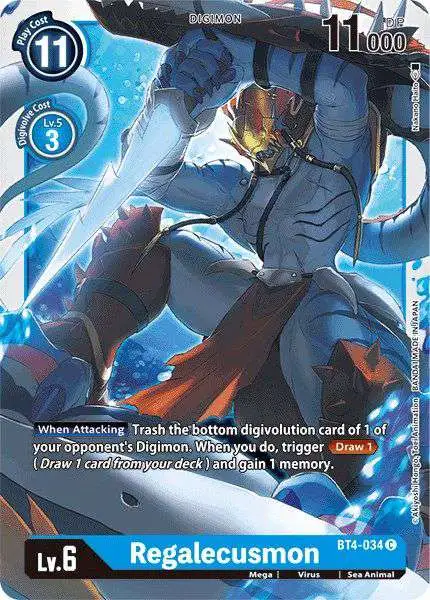 Digimon Trading Card Game Great Legend Single Card Common Regalecusmon ...
