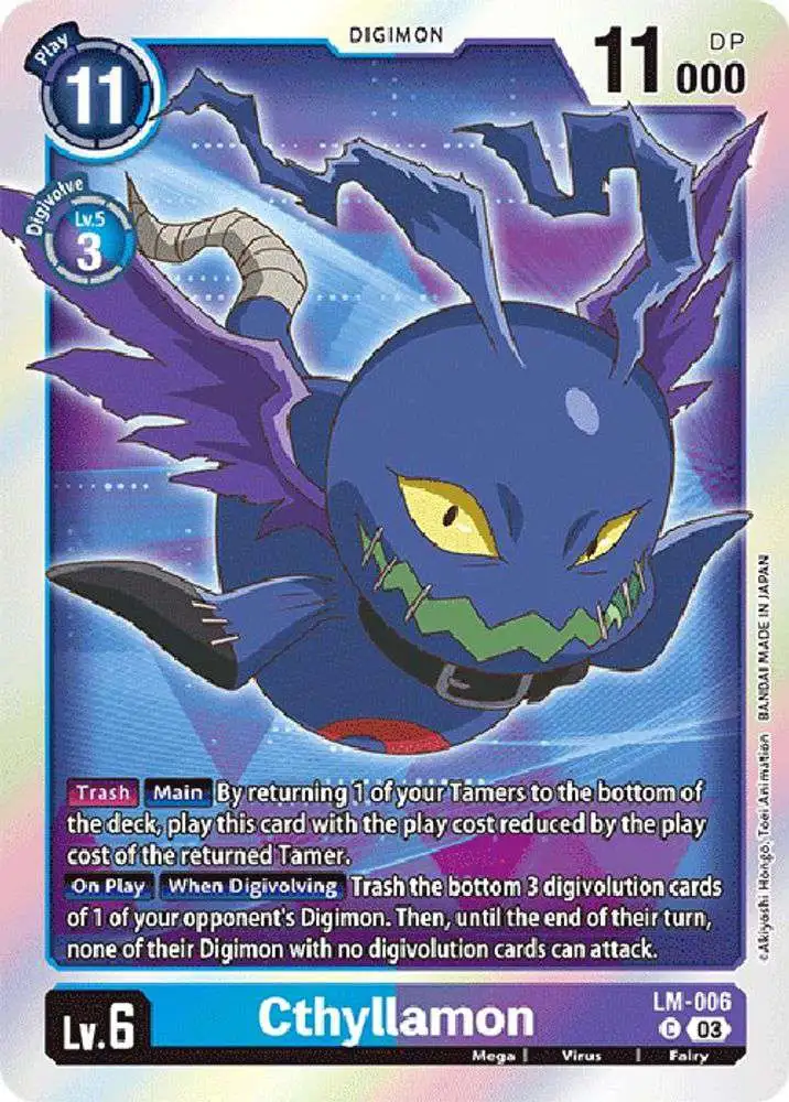 Digimon Exceed Apocalypse Single Card Common Cthyllamon LM-006 English ...