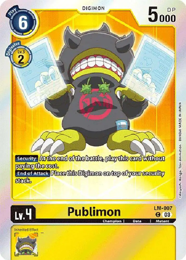 Digimon Exceed Apocalypse Single Card Common Publimon LM-007 English ...