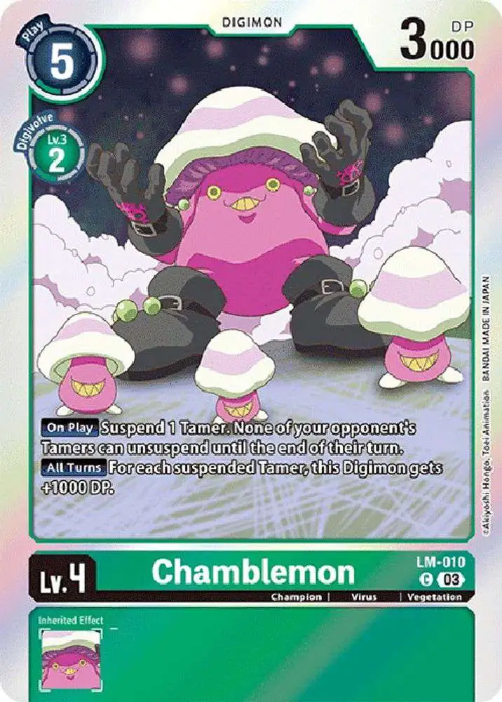 Digimon Exceed Apocalypse Single Card Common Chamblemon LM-010 English ...