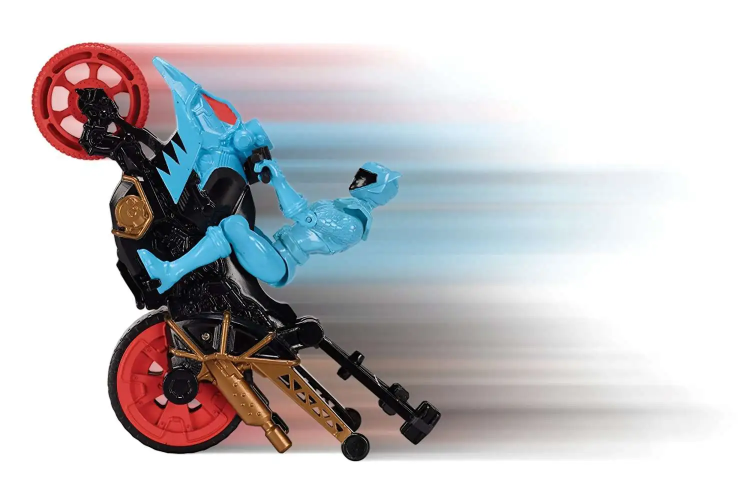 Power Rangers Dino Super Charge Zord Builder Dino Stunt Bike Aqua ...