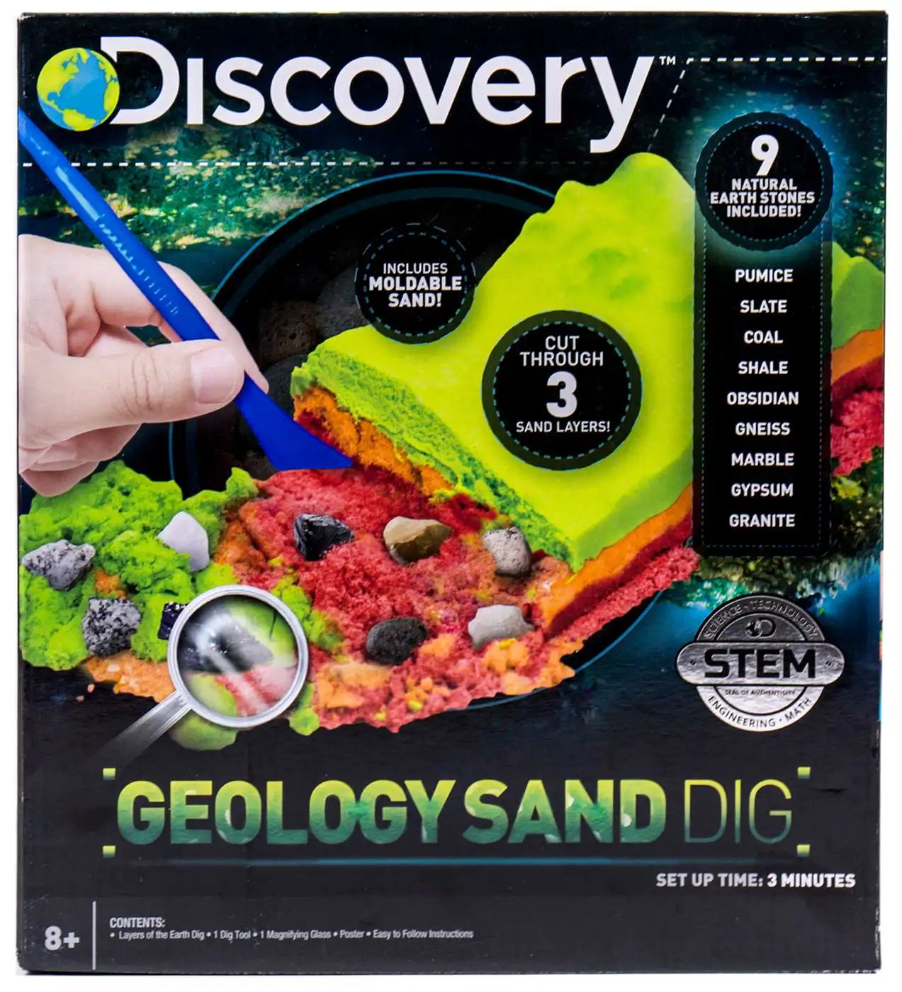 Discovery Geology Sand Dig Science Kit Horizon Group - ToyWiz