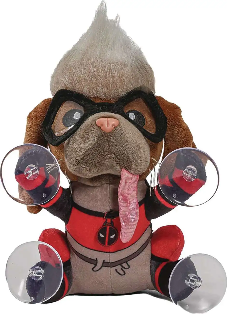 Marvel Deadpool Wolverine Dogpool 6 Plush Window Clinger Kidrobot NECA ...
