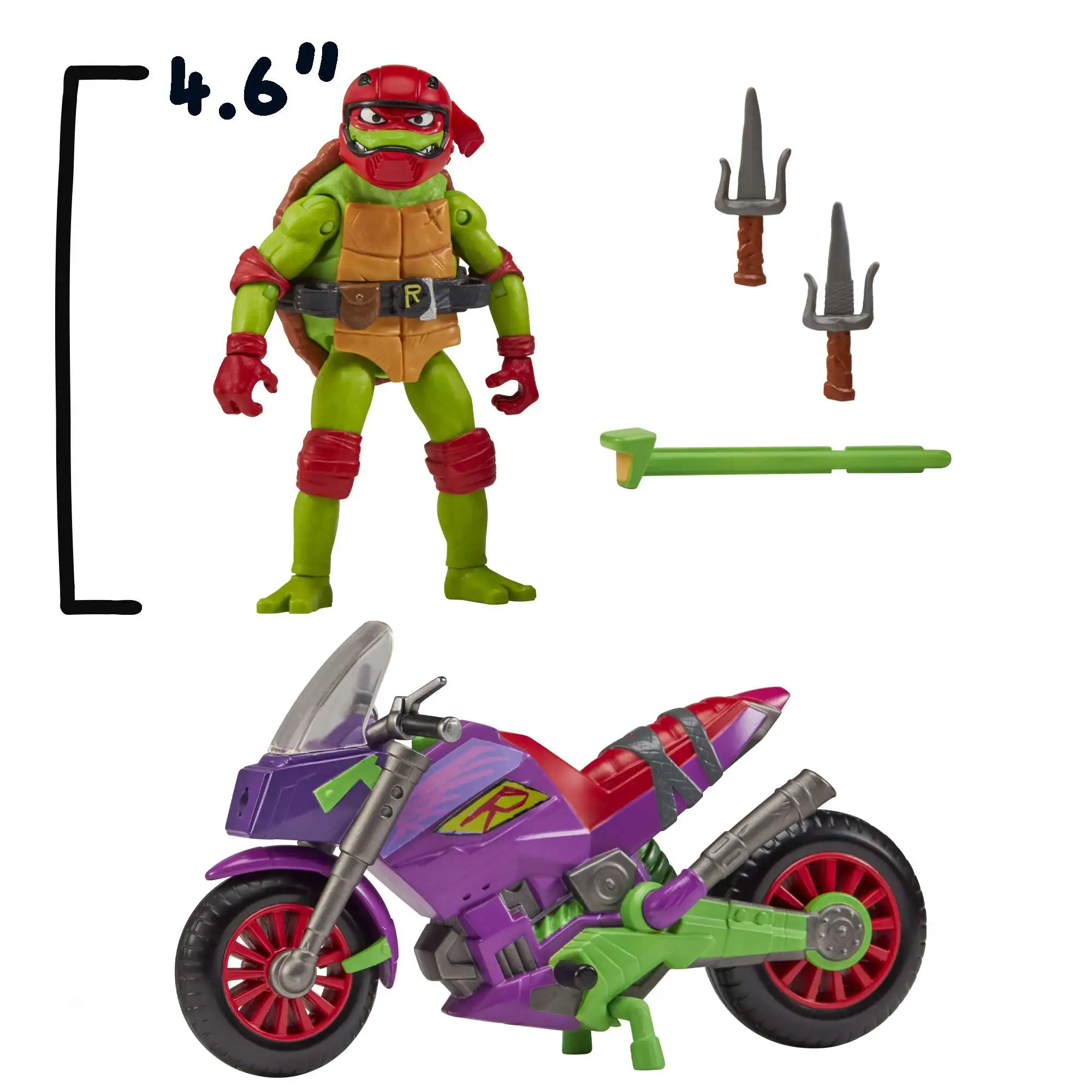 Teenage Mutant Ninja Turtles Tales of the TMNT Purple Dragon Cycle with ...
