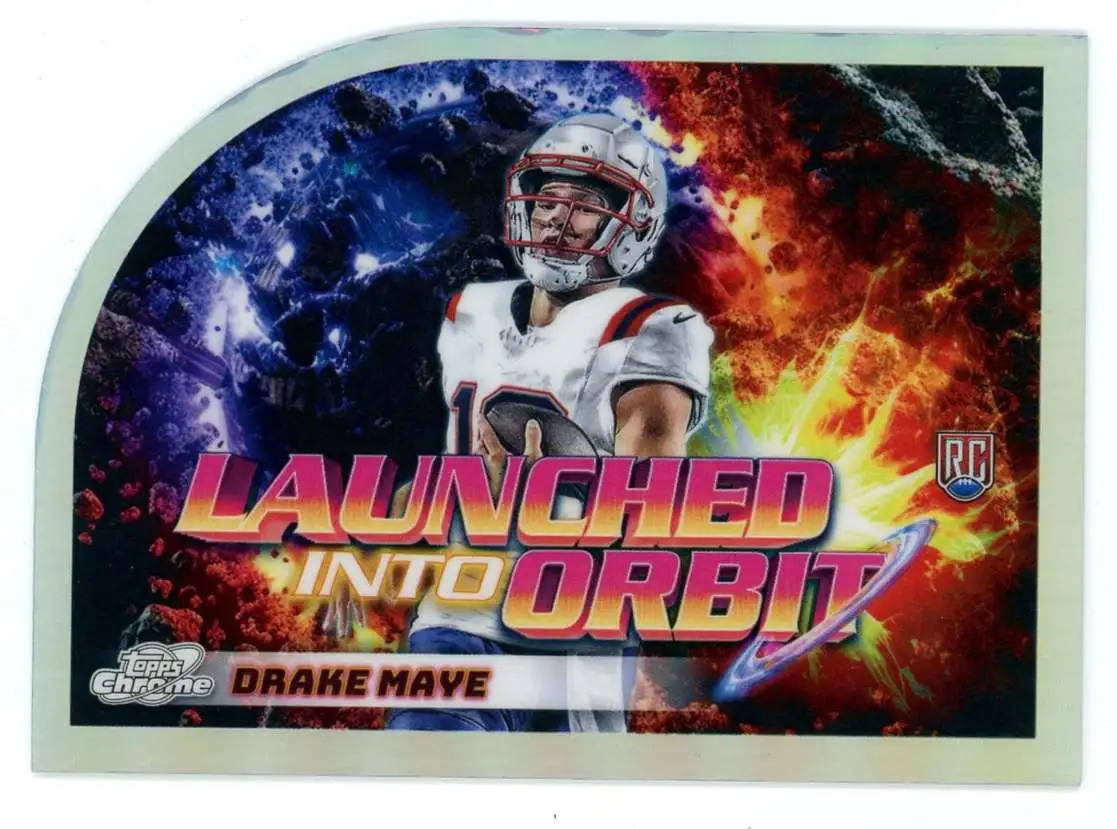 NFL 2024 Topps Chrome Cosmic Football Single Card Launched Into Orbit ...