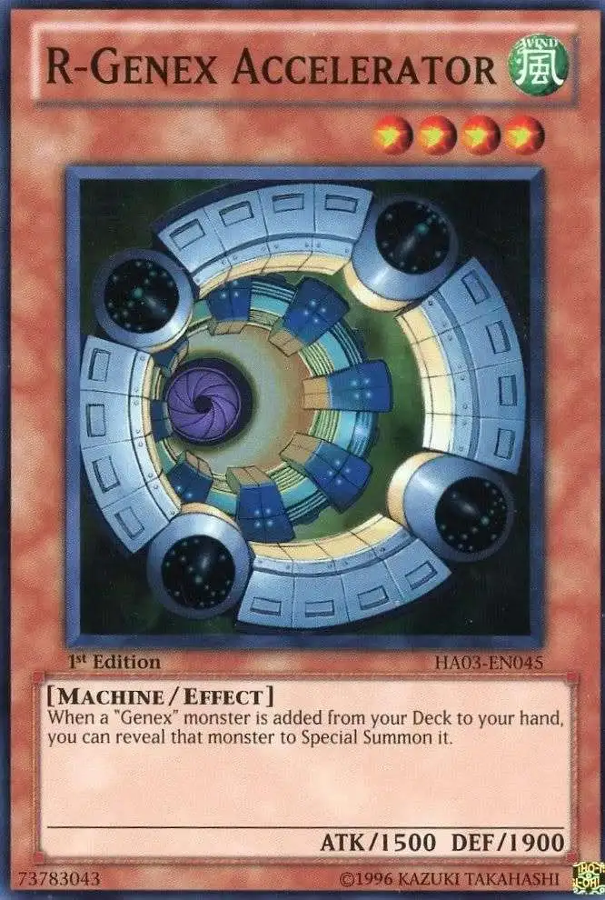 YuGiOh Duel Terminal 3 Single Card Normal Parallel Rare R-Genex Accelerator DT03-EN073 - ToyWiz