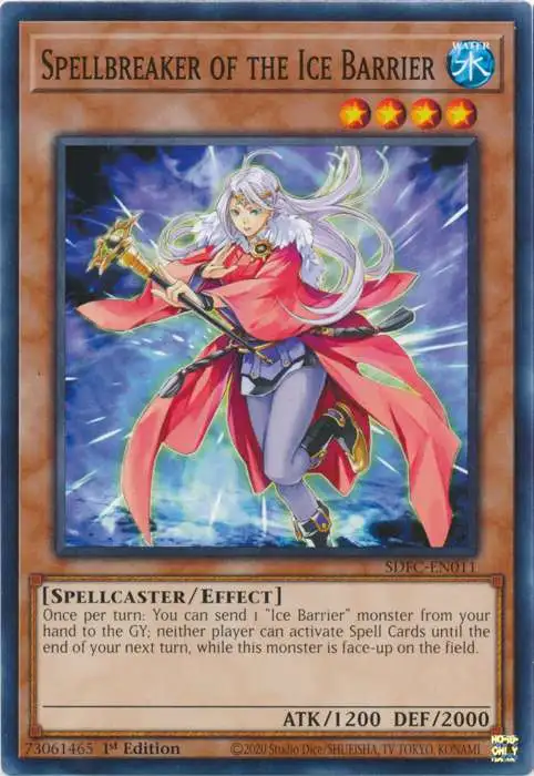 YuGiOh Duel Terminal 3 Single Card Normal Parallel Rare Spellbreaker of the Ice Barrier DT03 ...