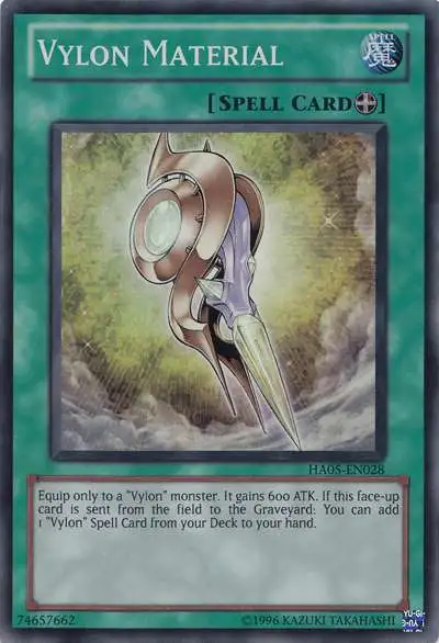 YuGiOh Duel Terminal 5 Single Card Rare Parallel Rare Vylon Material DT05-EN045 - ToyWiz