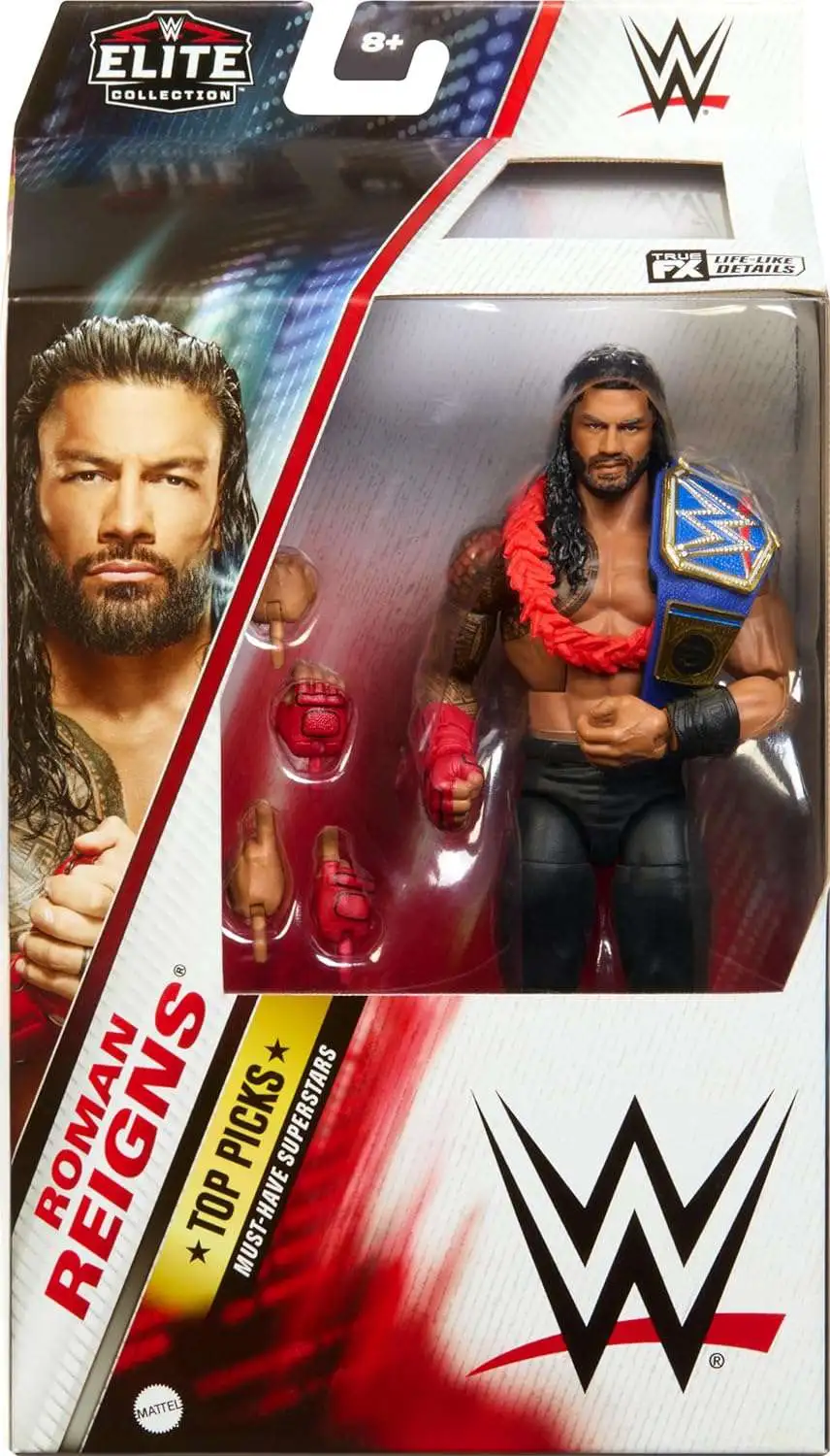 WWE Wrestling Elite 2024 Top Picks Roman Reigns 6 Action Figure 2024 ...