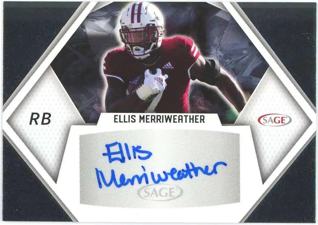 NFL Sage Collectibles 2023 Single Card Silver Ellis Merriweather A-EM ...