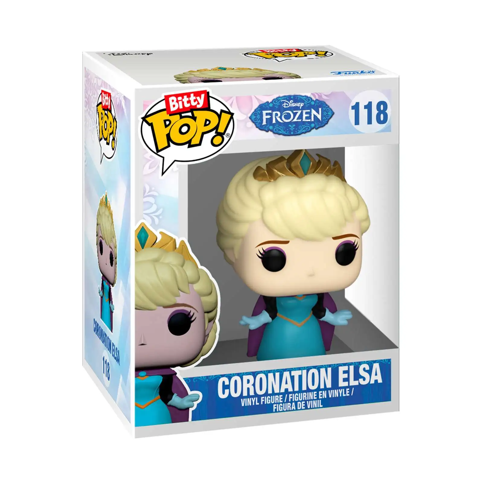 Funko Disney Princess Bitty POP Coronation Elsa 16 Micro Figure 118 ...