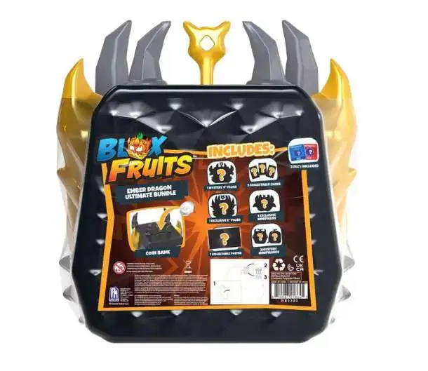 Roblox Blox Fruits Ember Dragon Exclusive Collector Ultimate Bundle 12 ...