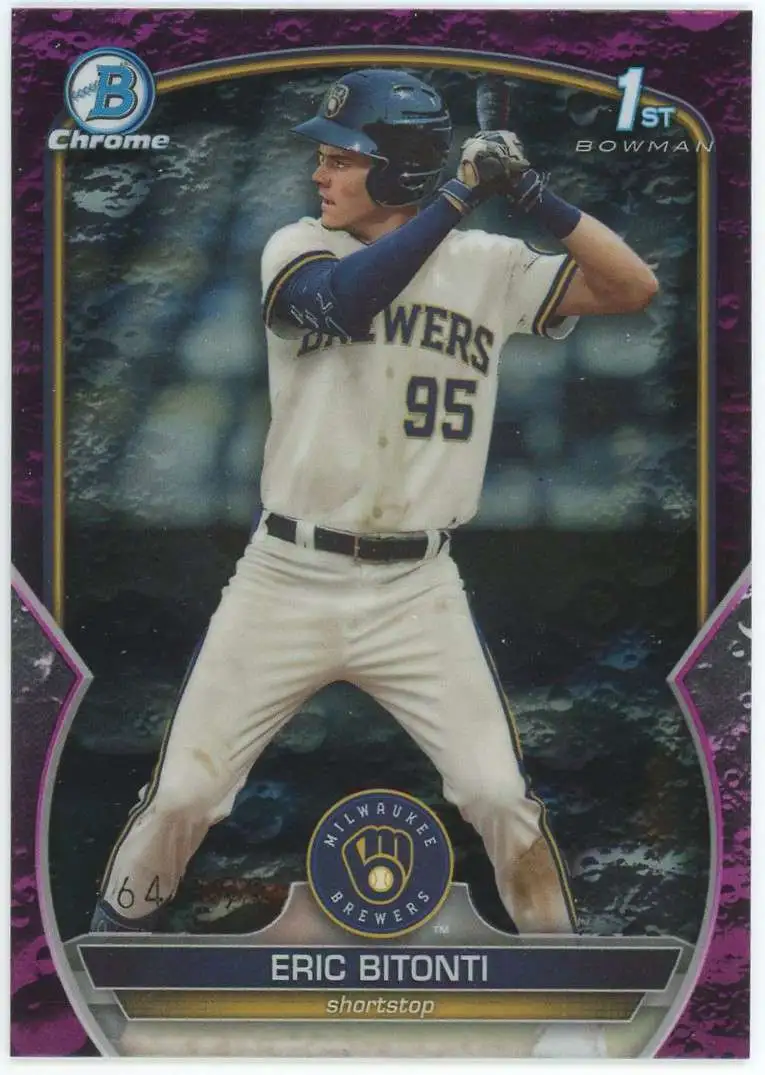 MLB 2023 Bowman Draft Chrome Single Card Fuchsia Lunar Refractor 164199 ...