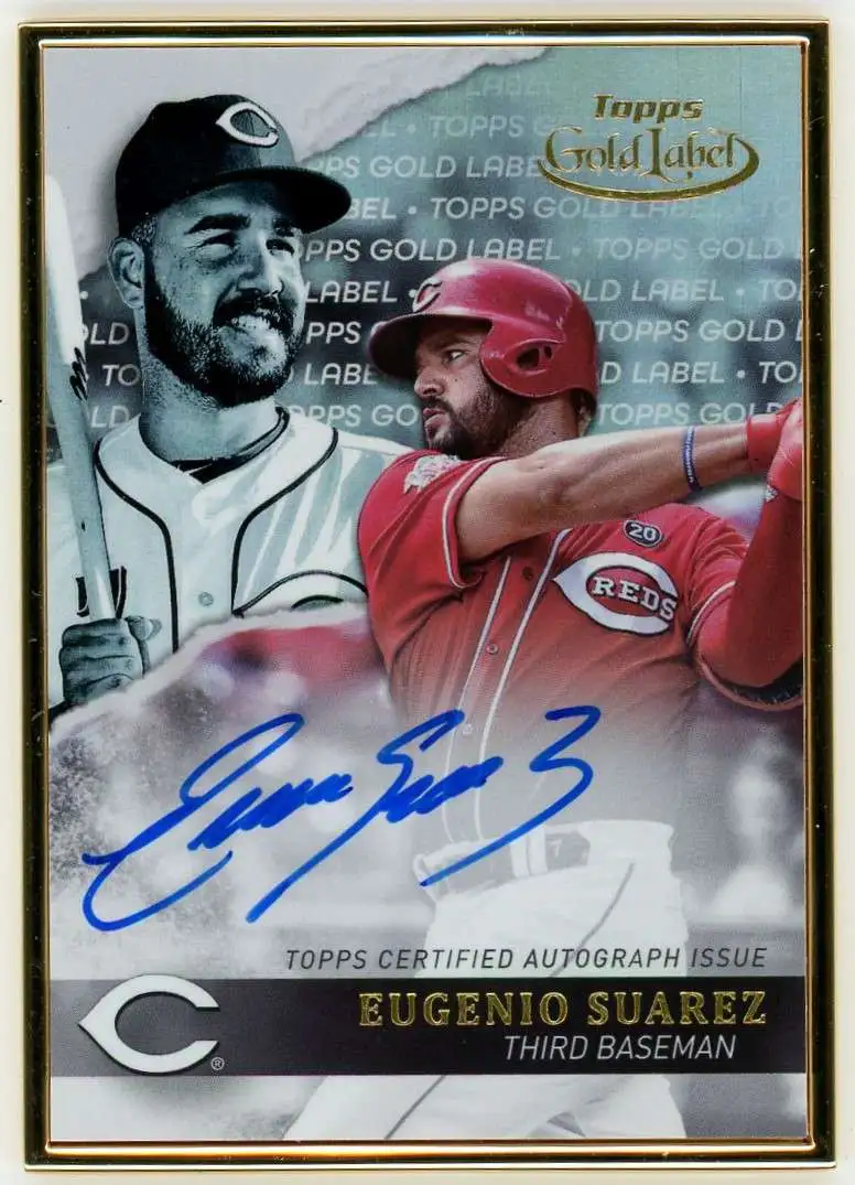 MLB 2020 Topps Gold Label Single Card Eugenio Suarez GLA-ES Auto - ToyWiz