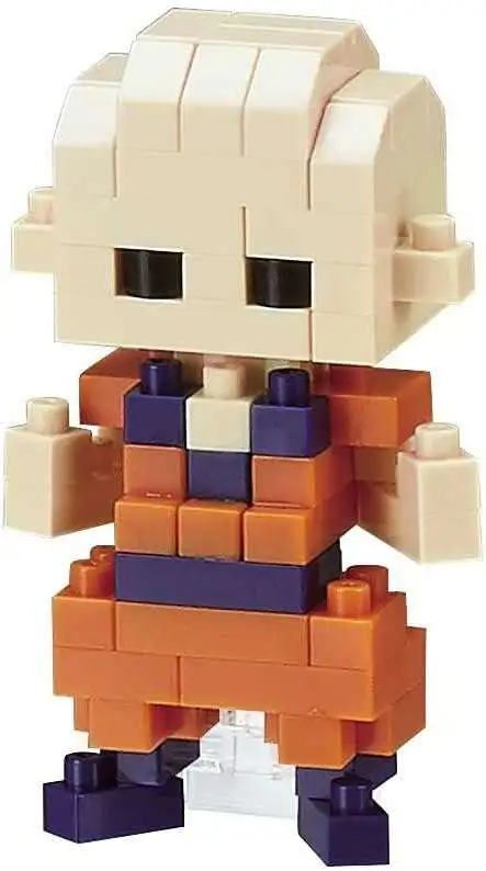 Nanoblock Dragon Ball Z DBZ Character Collection Series Krillin Micro-Sized Building Block Set ...