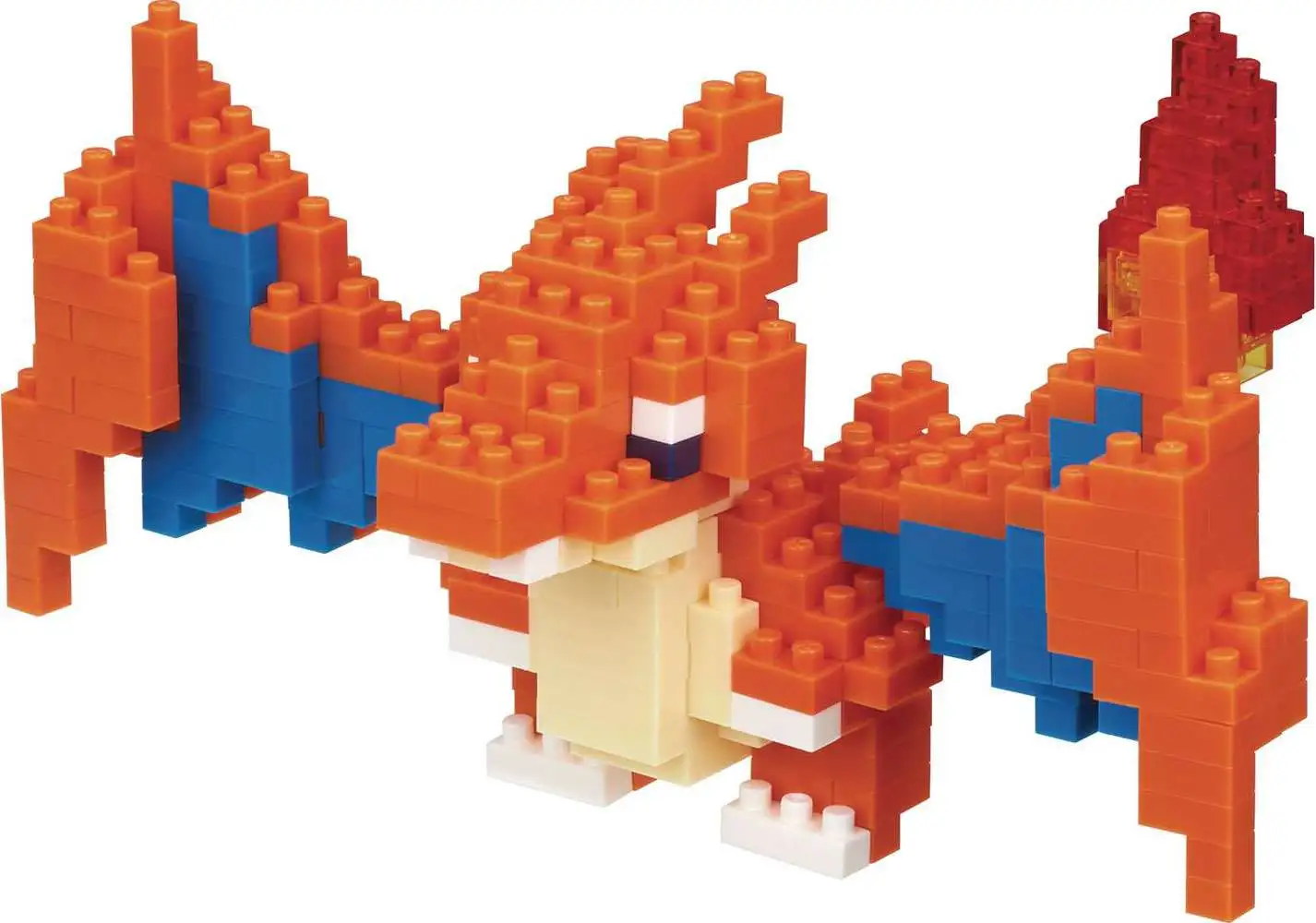 Nanoblock Pokemon Mega Charizard Y 2.9 Micro-Sized Building Block Set ...