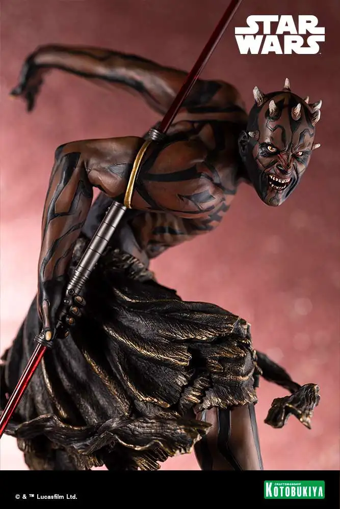 Star Wars ArtFX Darth Maul 11 Statue Bronze Ukiyo-e Style Kotobukiya ...