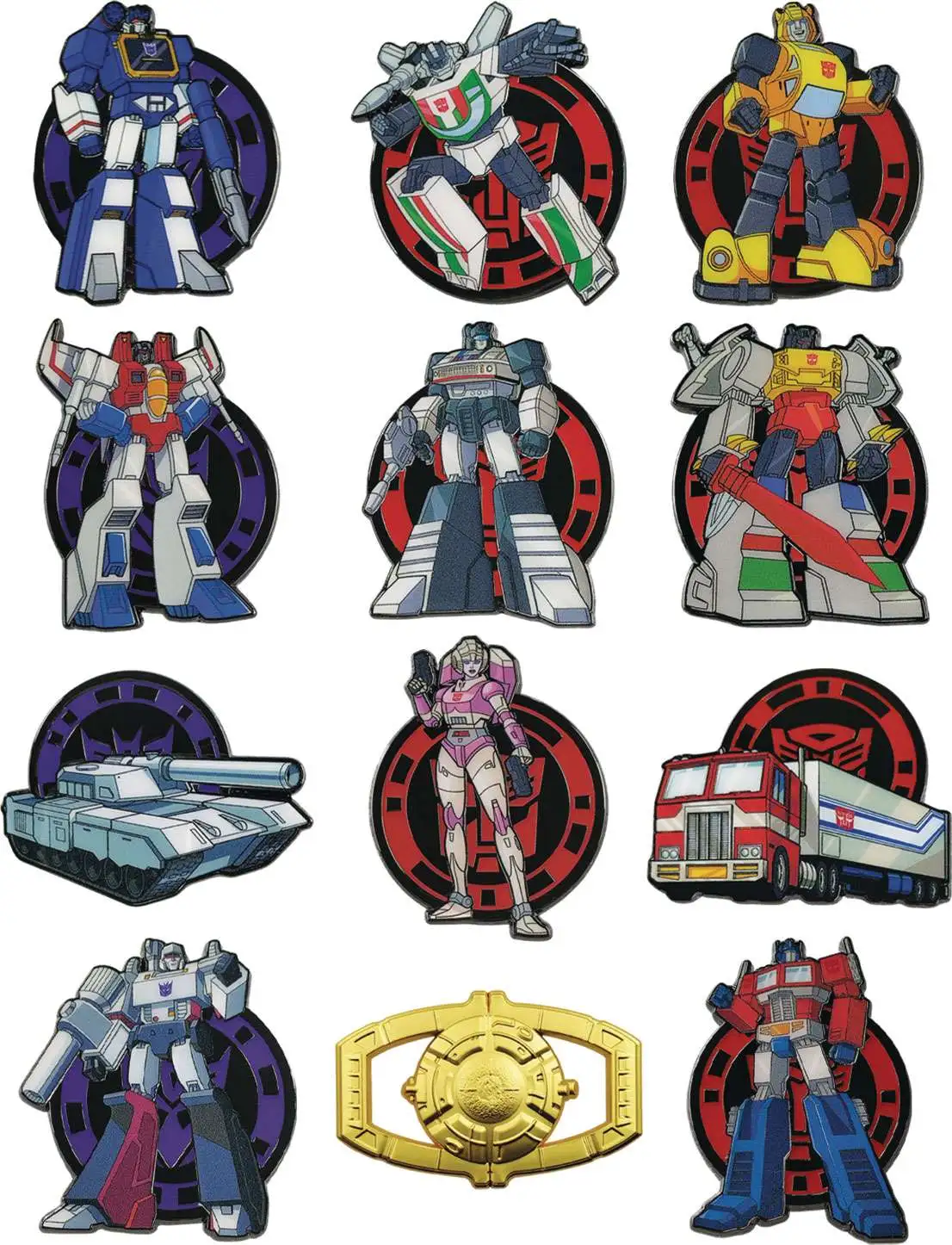 Transformers G1 Pin Collection Mystery Box 12 Packs Fanattik ...