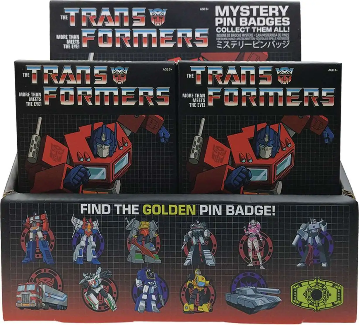 Transformers G1 Pin Collection Mystery Box 12 Packs Fanattik ...