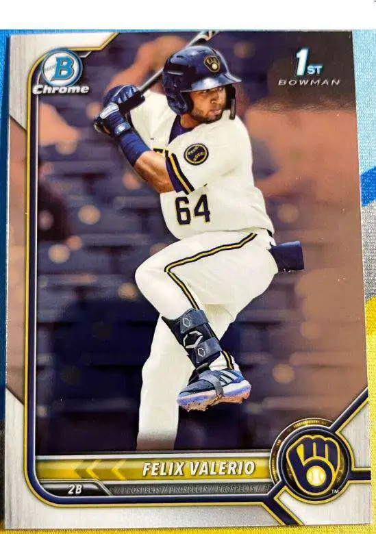 MLB Topps 2022 Bowman Chrome Baseball Single Card Rookie Felix Valerio ...