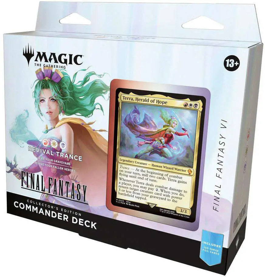 Magic The Gathering Final Fantasy Revival Trance COLLECTOR Commander ...