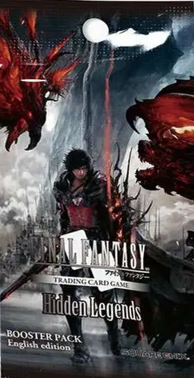 Final Fantasy Trading Card Game Hidden Legends Booster Pack Square Enix ...