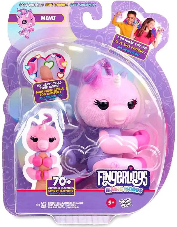 Fingerlings Magic Moods Baby Unicorn Mimi Figure 70 Sounds Reactions ...