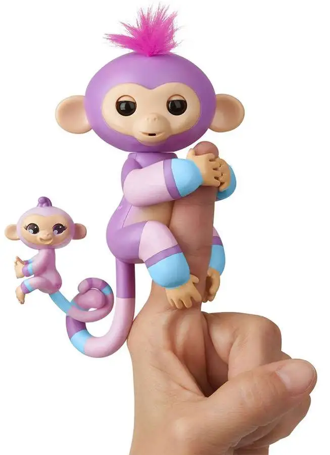 Fingerlings Baby Monkey Violet Hope Figure The BFF Collection WowWee ...