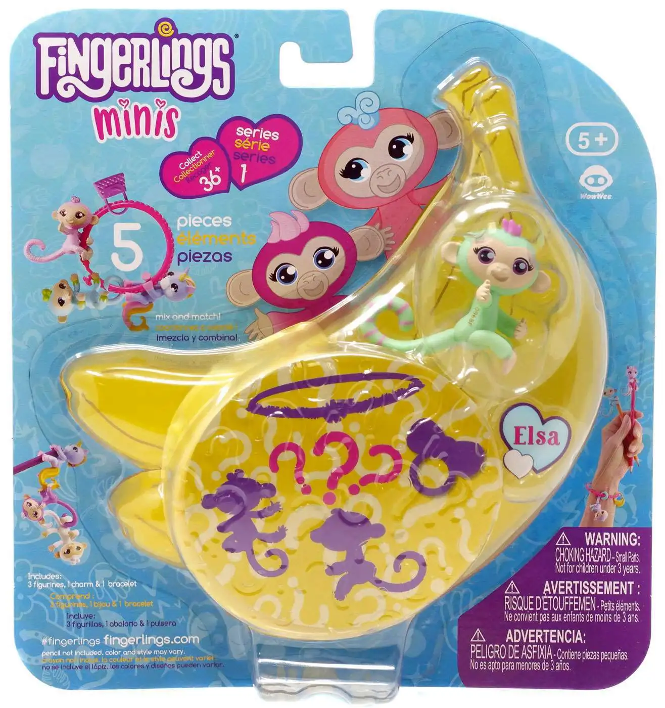 Fingerlings Minis Series 1 Elsa 3-Pack WowWee - ToyWiz