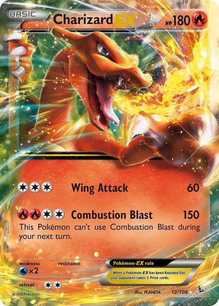 Pokemon Trading Card Game XY Flashfire Single Card Ultra Rare Charizard ...