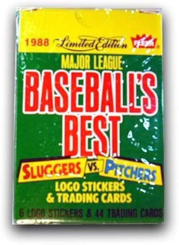 MLB 1988 Baseballs Best Sluggers vs. Pitchers Baseball Cards Factory ...