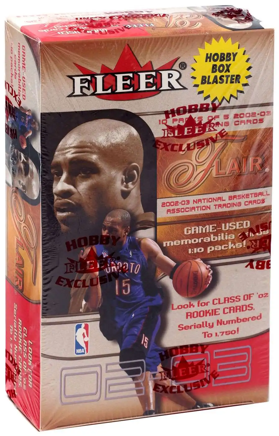 NBA 2002-03 Flair Basketball Trading Card HOBBY BLASTER Box Fleer - ToyWiz