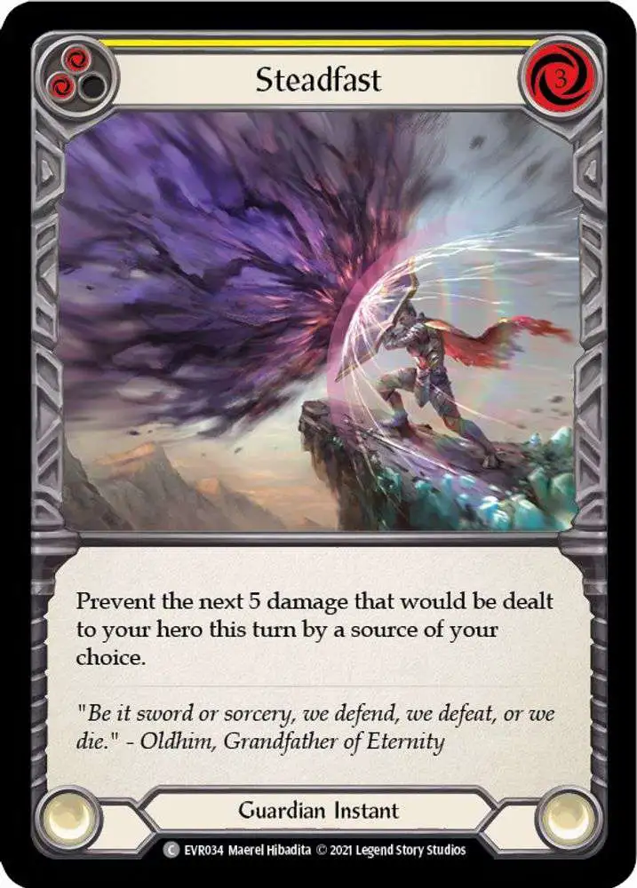 Flesh and Blood Trading Card Game Everfest Single Card Common Steadfast ...