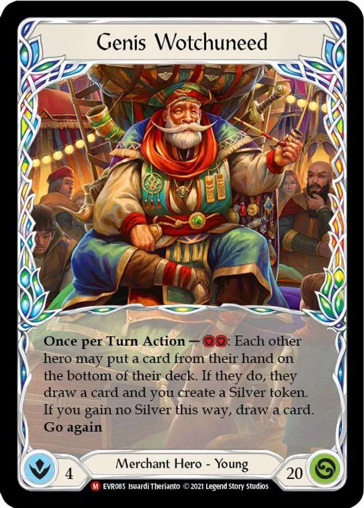 Flesh and Blood Trading Card Game Everfest Single Card Majestic Genis ...