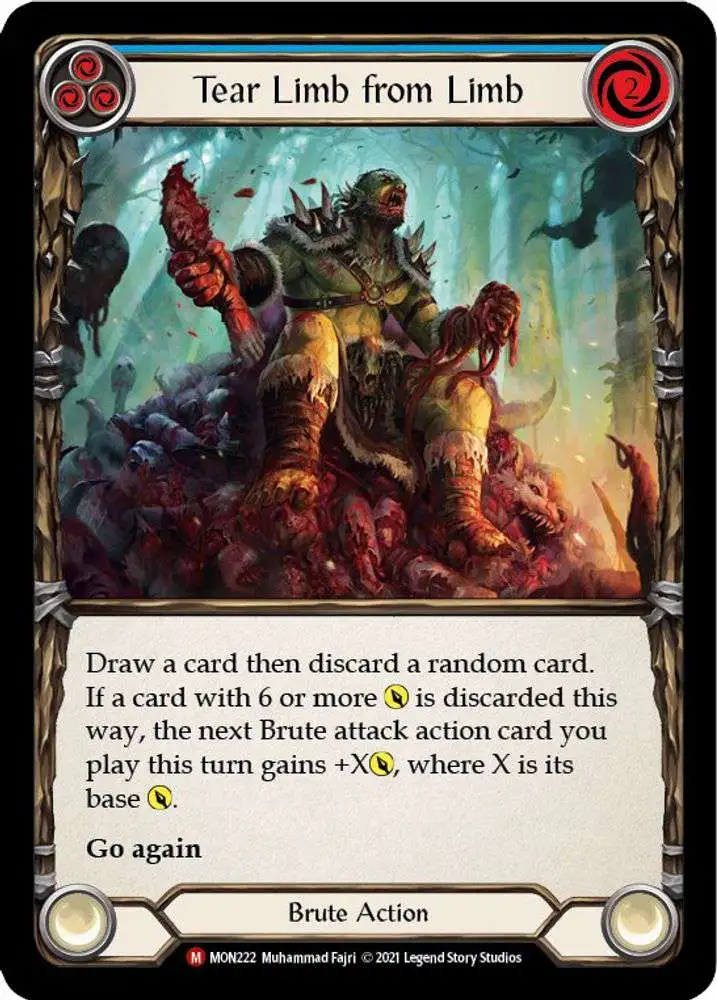 Flesh and Blood Trading Card Game Monarch Single Card Majestic Tear ...