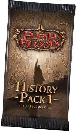 Flesh and Blood Trading Card Game History Pack 1 Trading Card BOOSTER ...
