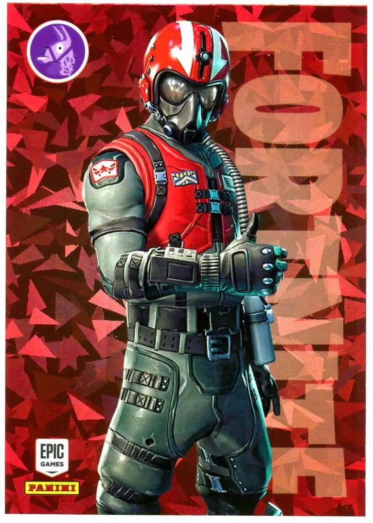 Fortnite 2021 Series 3 Single Card Cracked Ice Wingman 200 Epic Outfit ...